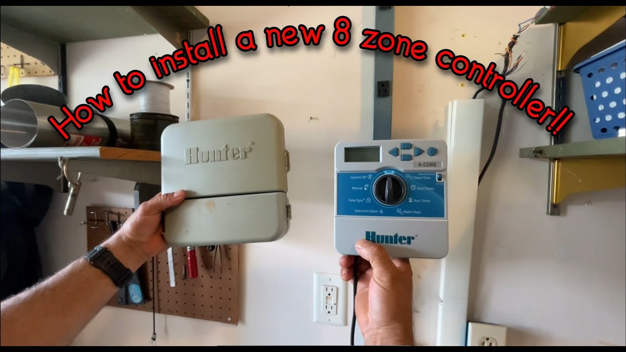 How to install a new sprinkler controller system FULL tutorial - YouTube