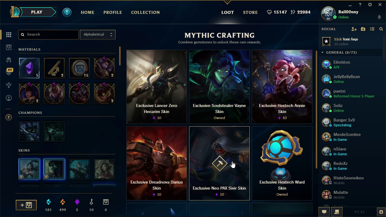 legacy orbs 100+ league ( LOL ) - YouTube