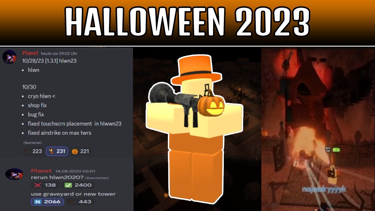 🎃Halloween Event 2023🎃 | Roblox Tower Battles - YouTube