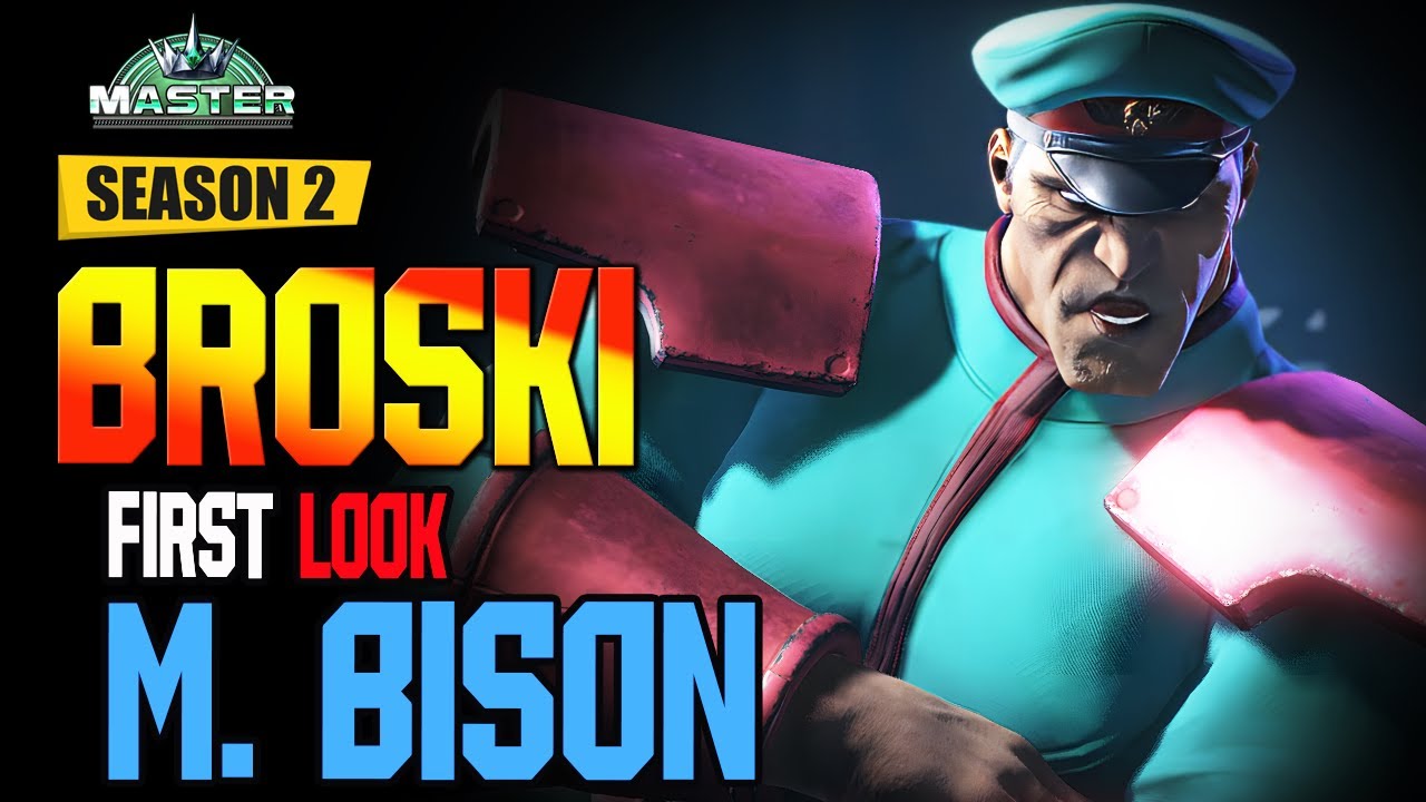 SF6🔥 Broski (M.Bison) Brilliant & Stylish Combos ! 🔥Ranked Match 🔥 SF6 ...