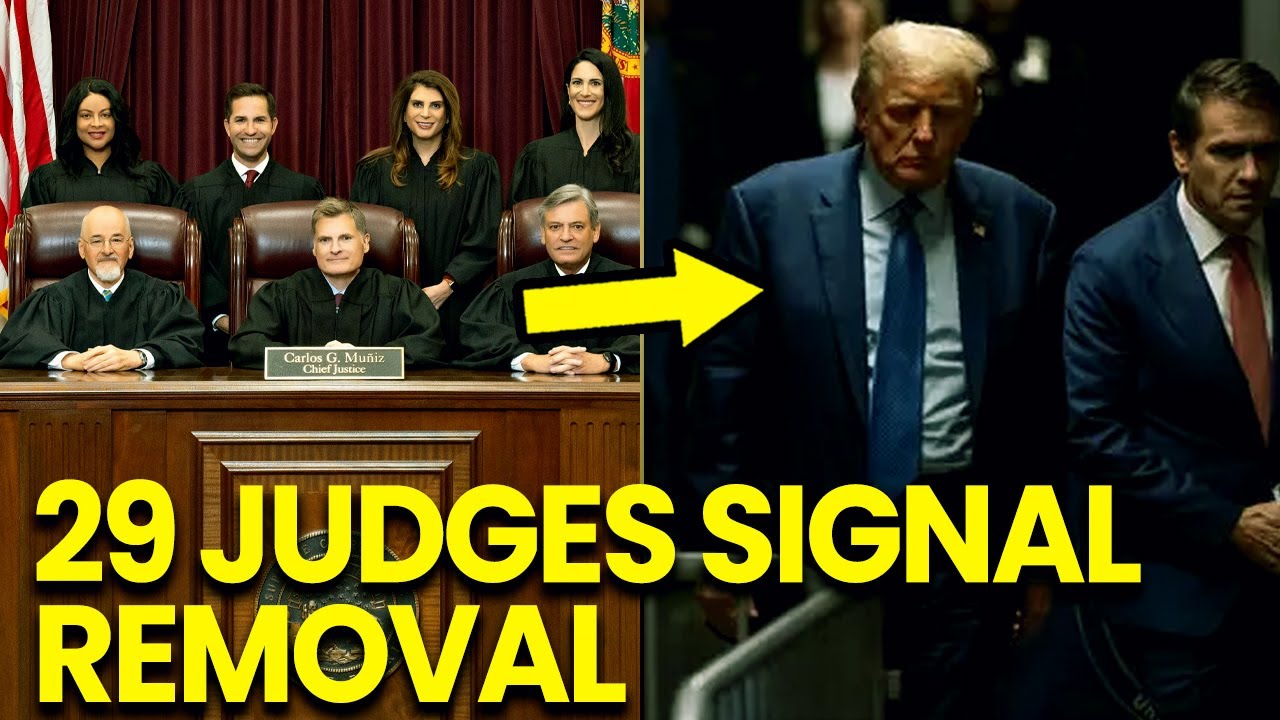 Trump STEP DOWN RUSHES as 29 Judges SIGNAL Removal - YouTube