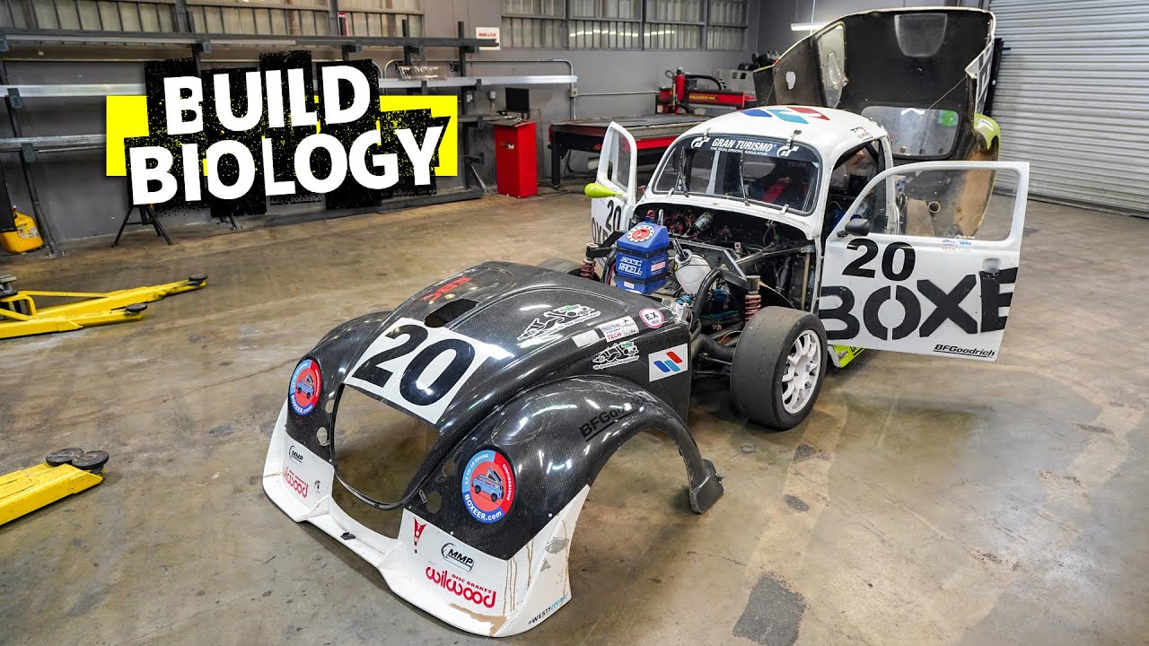 Porsche PDK Swapped, Compound TurboDiesel VW Beetle Pikes Peak ...