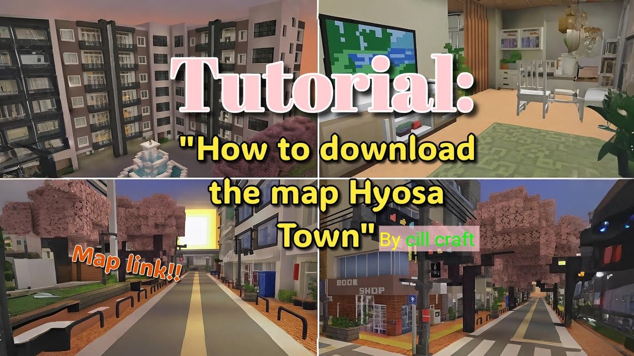 Step-by-Step Tutorial: Install Hyosa Town Map in Minecraft Bedrock/MCPE ...