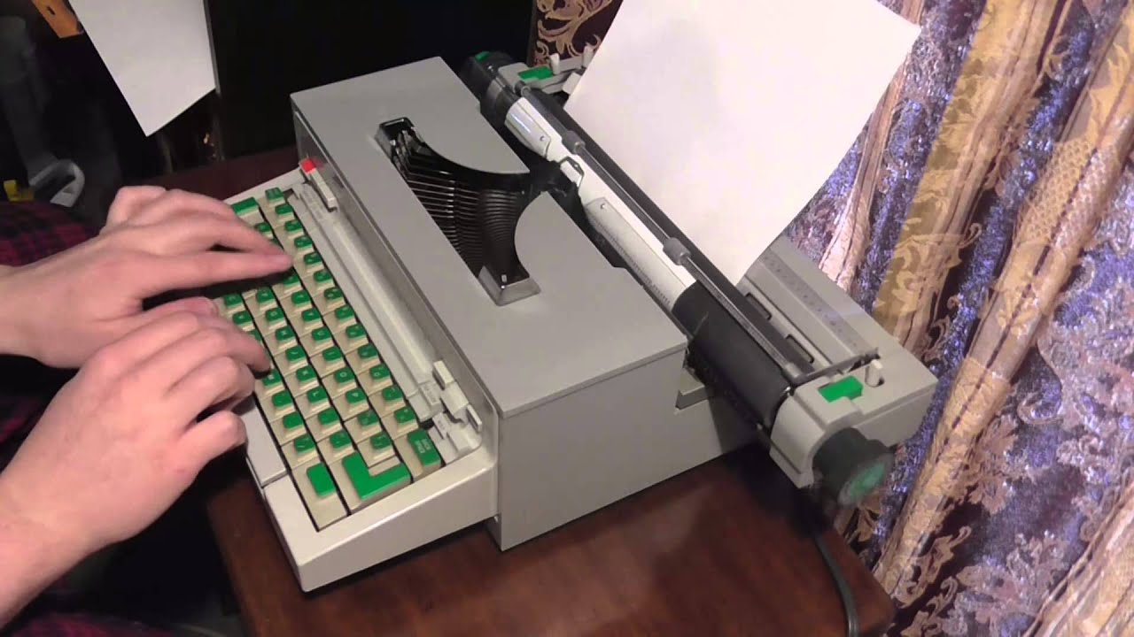 1964 Olivetti Praxis 48 Electric Assist Typewriter, another goodwill ...