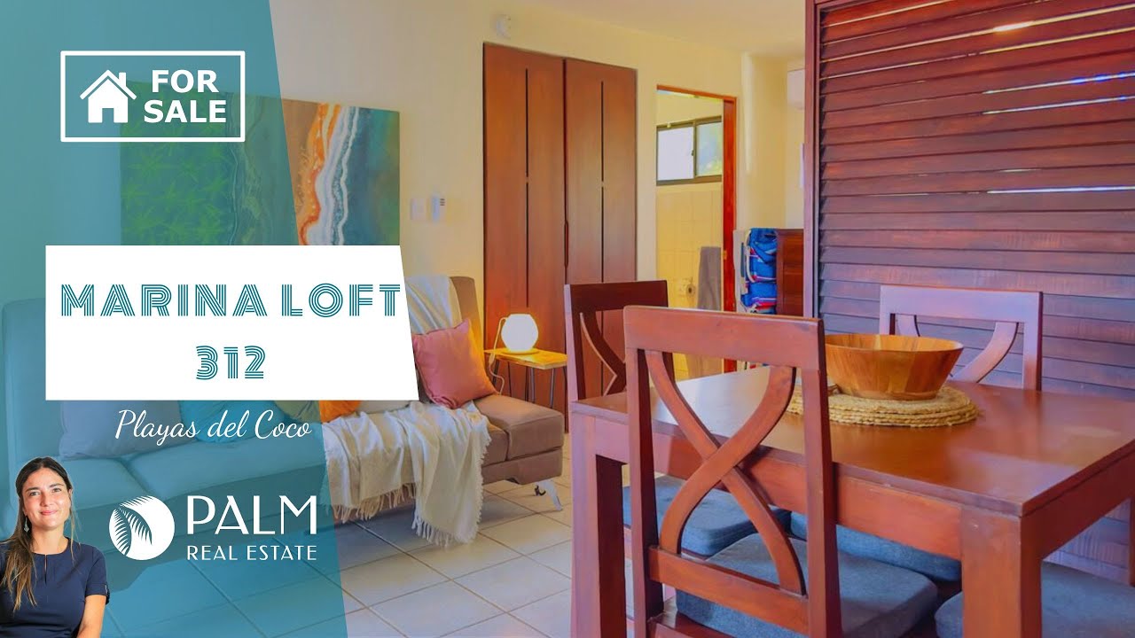 🌴Walk-to-Beach Studio in Playas del Coco 🏖️ | Marina Loft 312 | Pool Views & Turnkey 🇨🇷 - YouTube