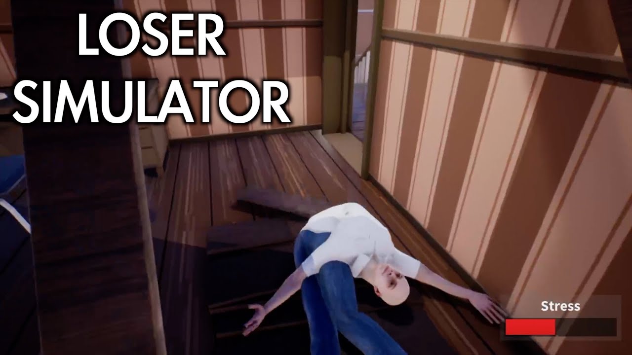 世界一運がない男を何とか生き延びさせるゲーム〜完全クリア編〜【Loser Simulator】 - YouTube