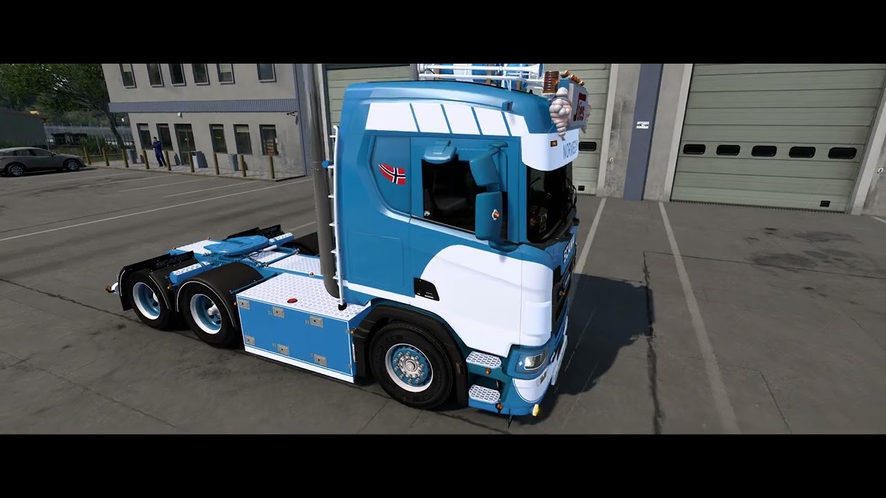 Be different, repainted Vabis Wheel for Scania NG V8 - YouTube