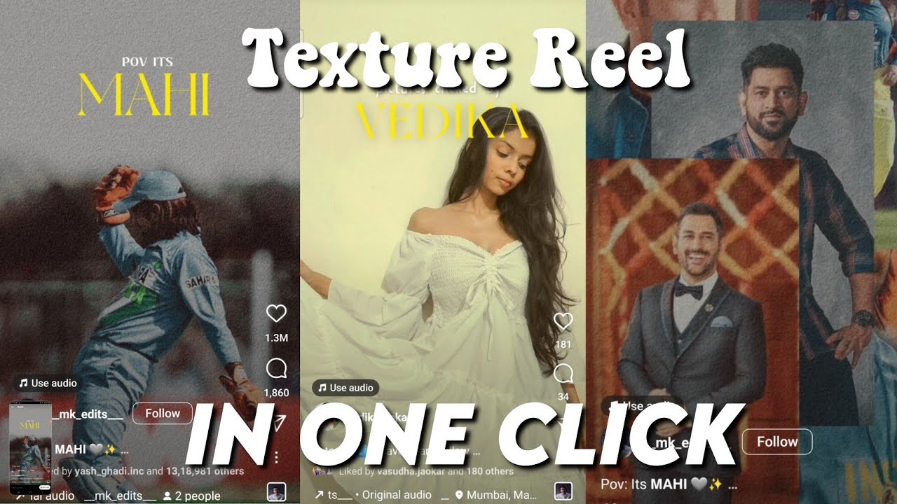 Trending Texture reels Instagram editing Tutorial|Texture reel editing ...