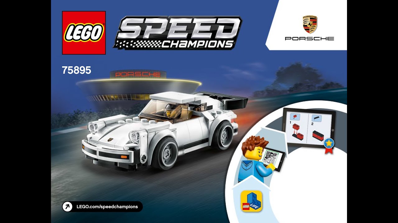 Lego 75895. 1974 Porsche 911 Turbo. LEGO® Speed Champions - YouTube