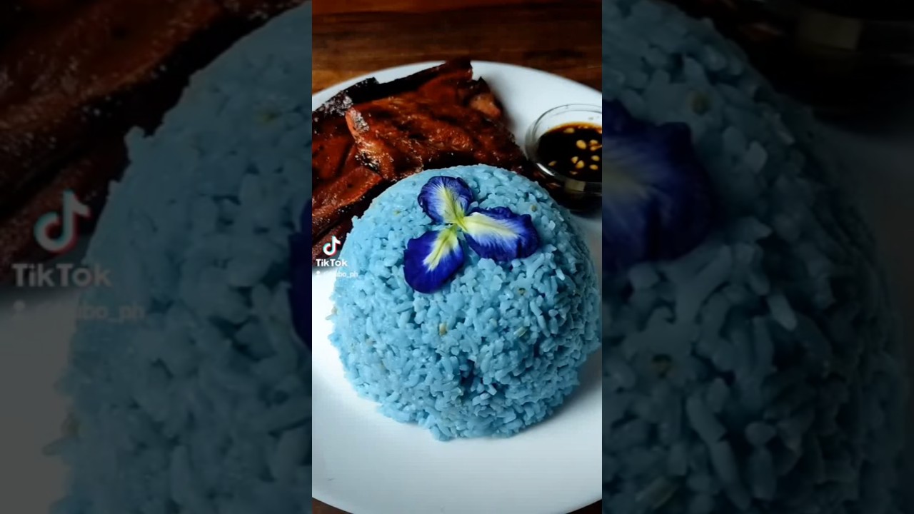 Blue Rice Recipe! - YouTube