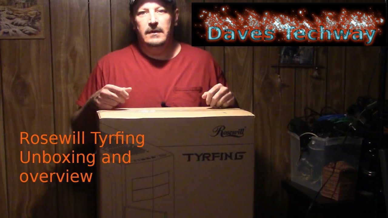 Rosewill Tyrfing Case unboxing and overview $50 case review - YouTube
