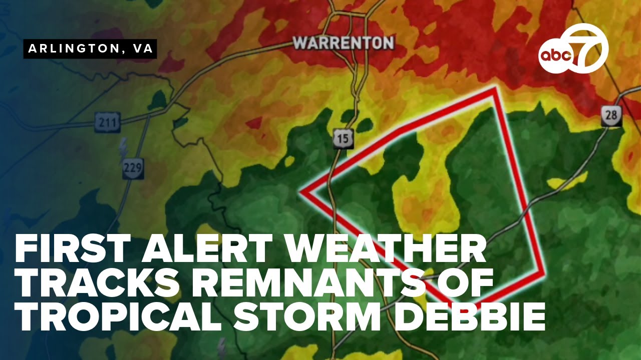 First Alert Weather Team tracks a Tornado Warning as DMV sees remnants ...