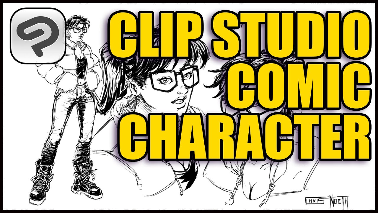 New Project - Comic Character in Clip Studio Paint on an iPad ...