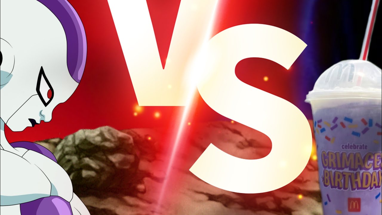 Monkey slayer frieza tries grimace birthday shake.. - YouTube