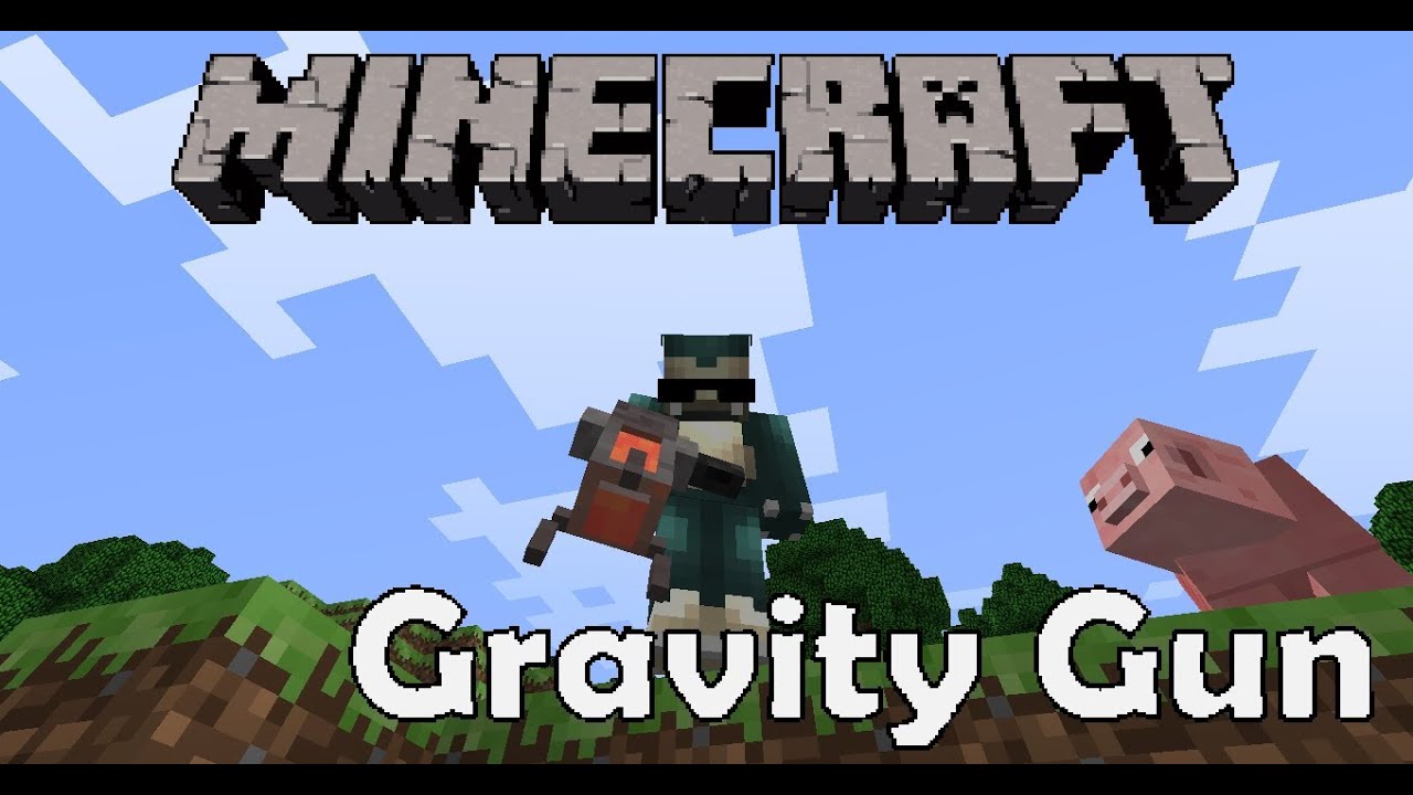 Minecraft Mod | Gravity Gun | Arma de Gravidade | 1.4.4 - YouTube
