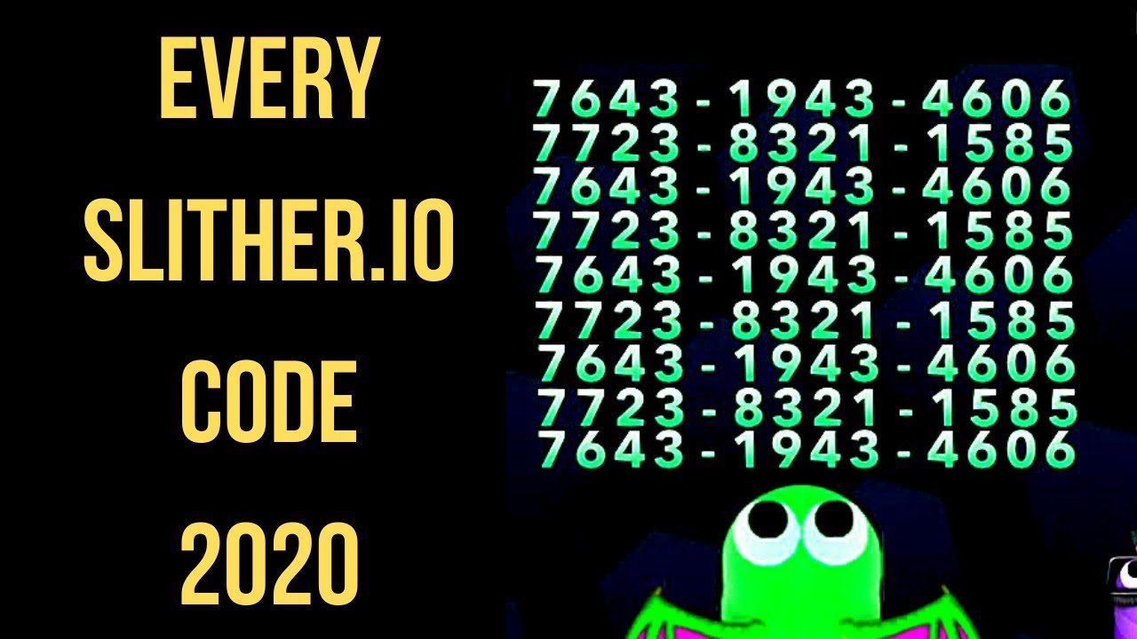 Best slither.io codes 2020 - YouTube
