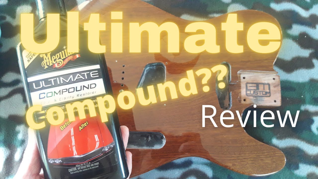 Ultimate Compound from Mequiars - Review on guitar body finish. - YouTube