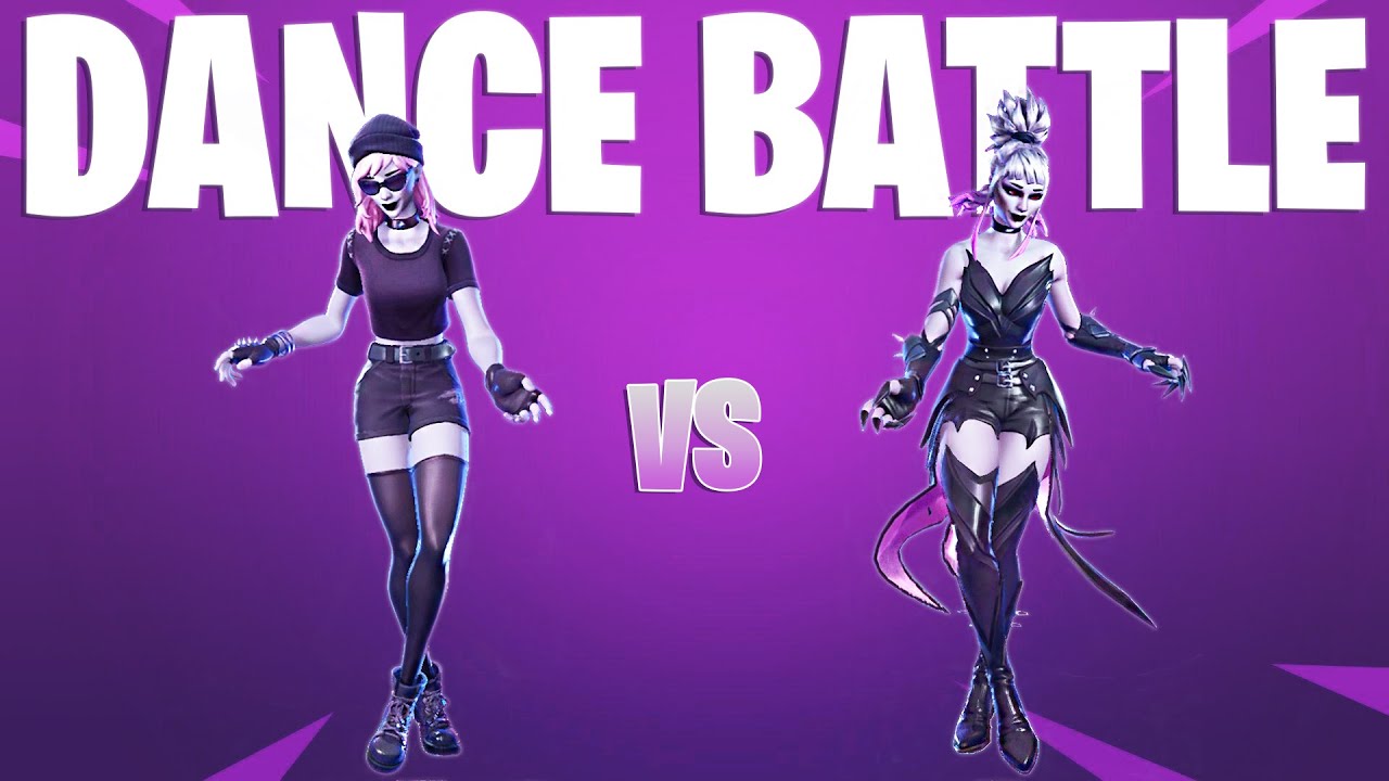 Fortnite Midnight Dusk vs Dusk Dance Battle! Fortnite Similar Skins ...
