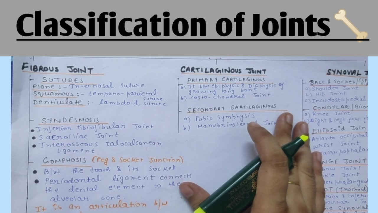Joint classification ( in one chart) - YouTube
