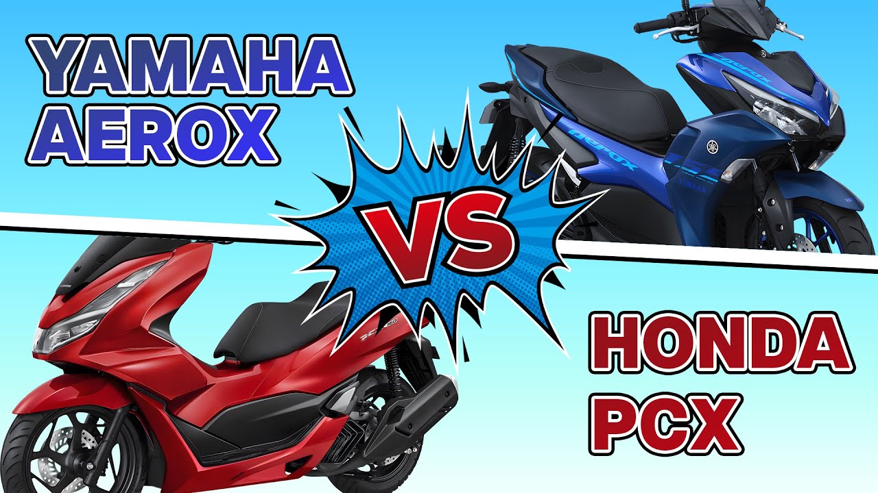 Motorcycle Comparison | Honda PCX 160 vs Yamaha Mio Aerox 2024 | What ...