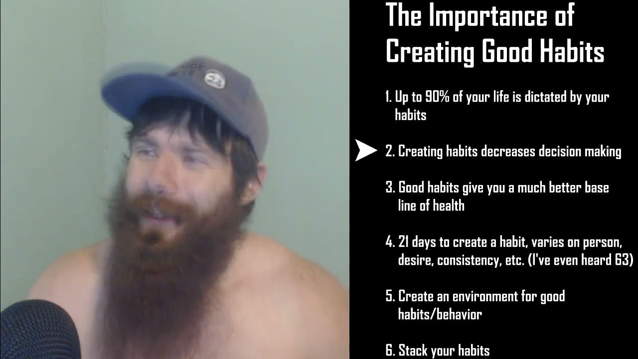 The Importance of Creating Good Habits [Skill Development] - YouTube