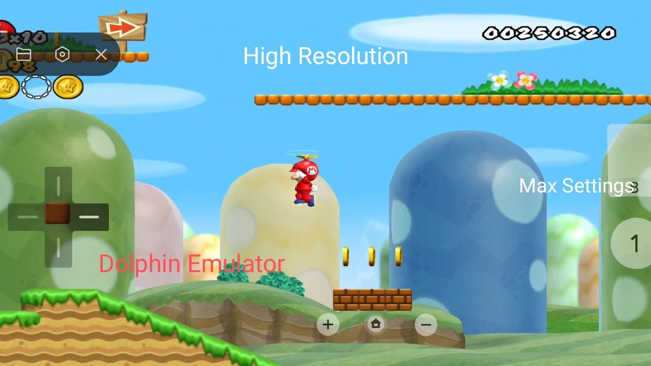 New Super Mario bros wii on Android Emulator - YouTube