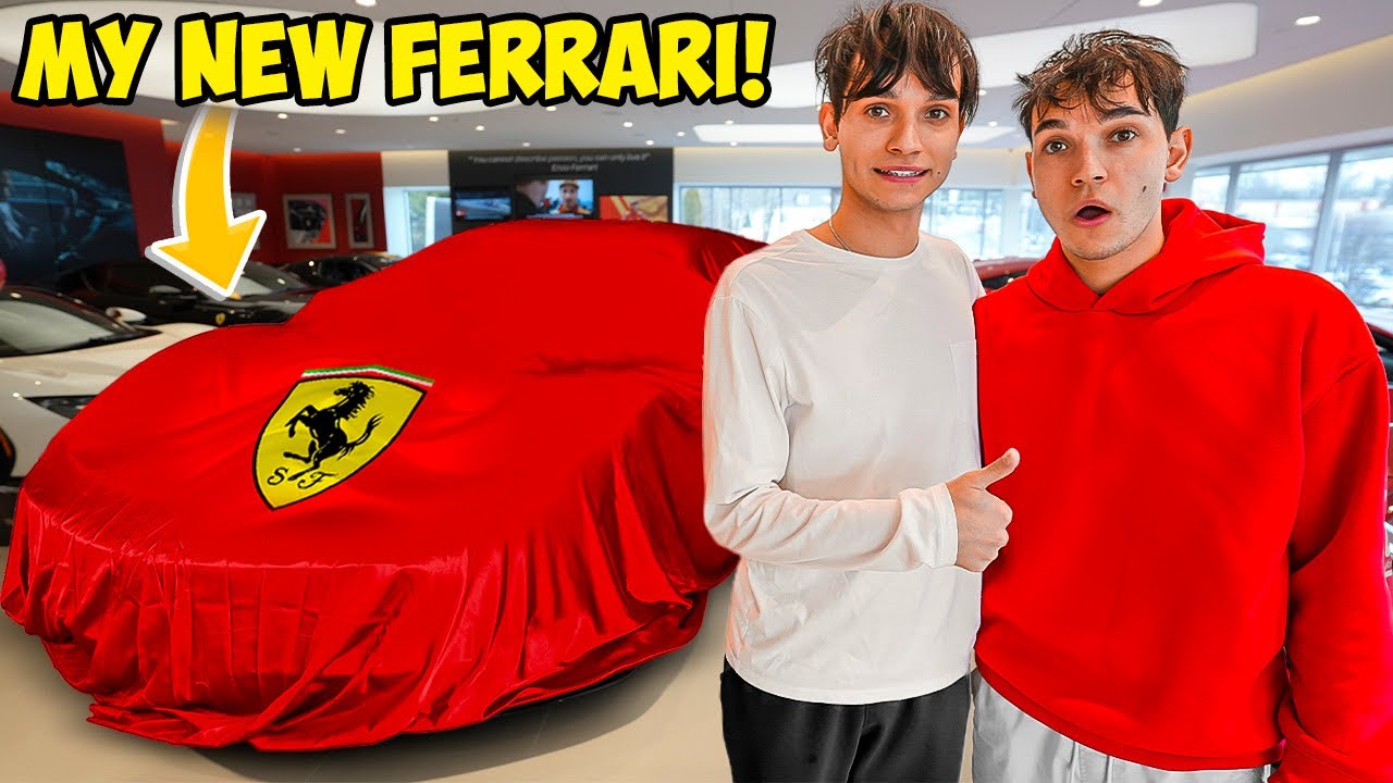 Buying a Ferrari for Our Birthday! - YouTube