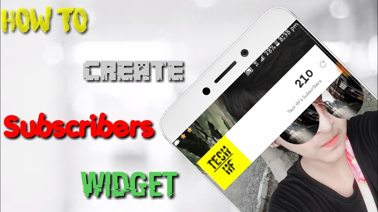 How To Create Youtube Subscriber Count Widget - Trick 2018 - YouTube How To Create Youtube Subscriber Count Widget - Trick 2018 - YouTube