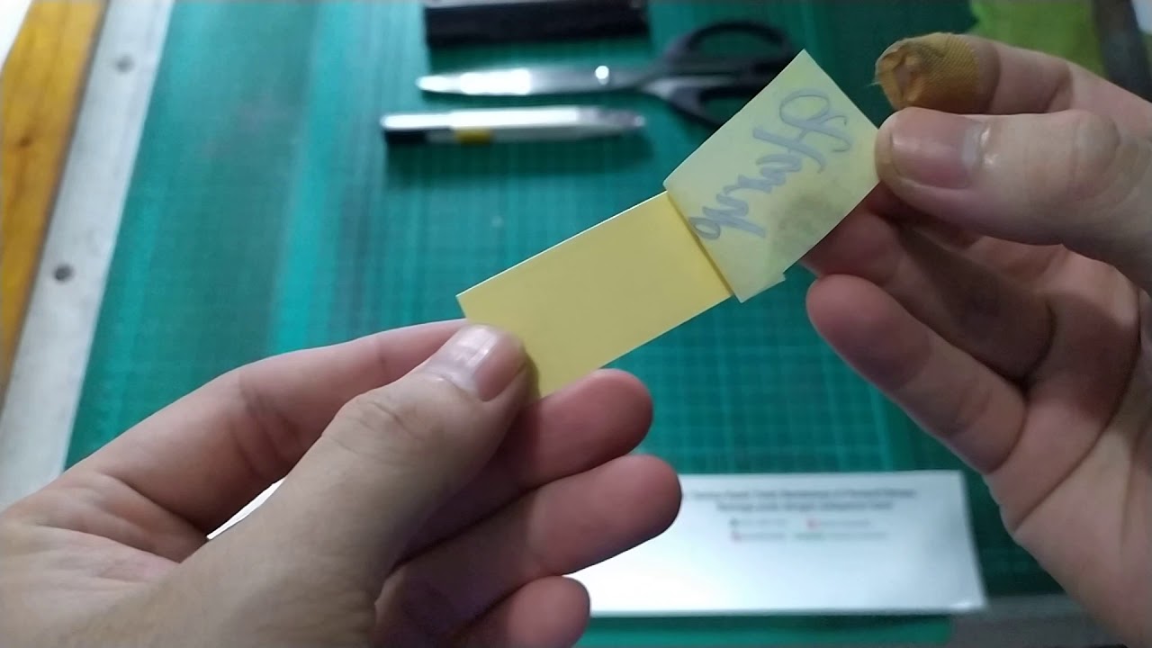 Cara memasang sticker cutting (Pentarif Sticker) - YouTube