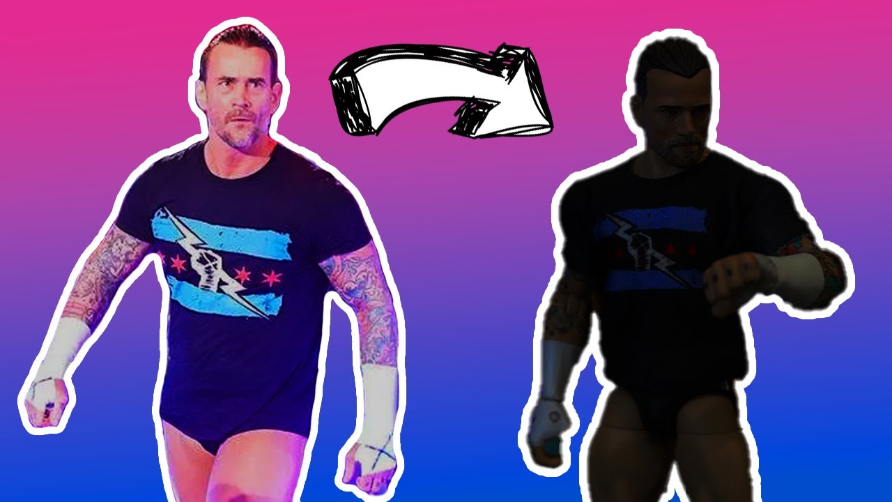 CM Punk - Royal Rumble 2024 WWE Elite custom wrestling figure - YouTube