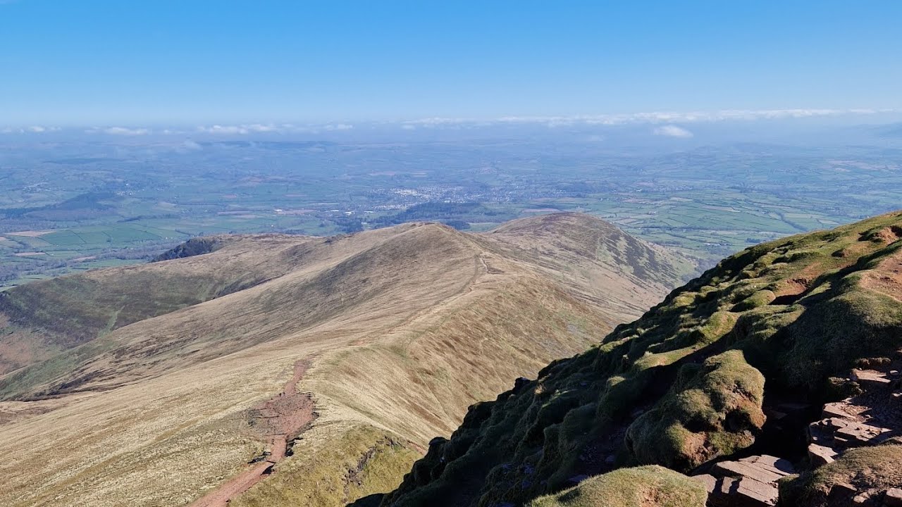 Pen Y Fan Breacon hike Beacons #wales #charitywalk #hiking #views - YouTube