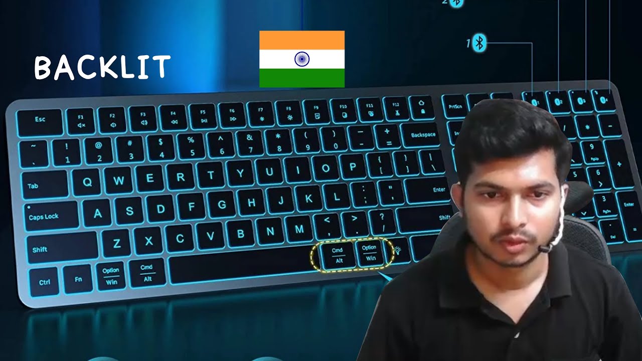 seenda ISJ ZXKB01 Backlit Keyboard in india - YouTube