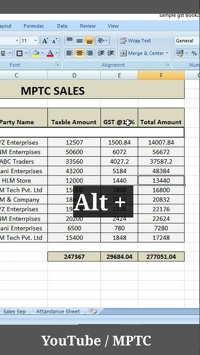 Total Amount Without GST | Excel Tips & Tricks | Tutoring| Tutorials|Formula|Shorts |vba ...