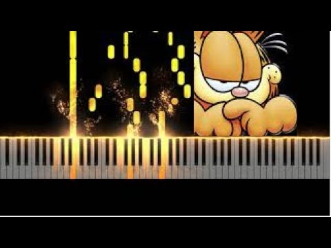 Garfield Caught in the Act Slobbin Hood Synthesia Midi Piano Tutorial ...