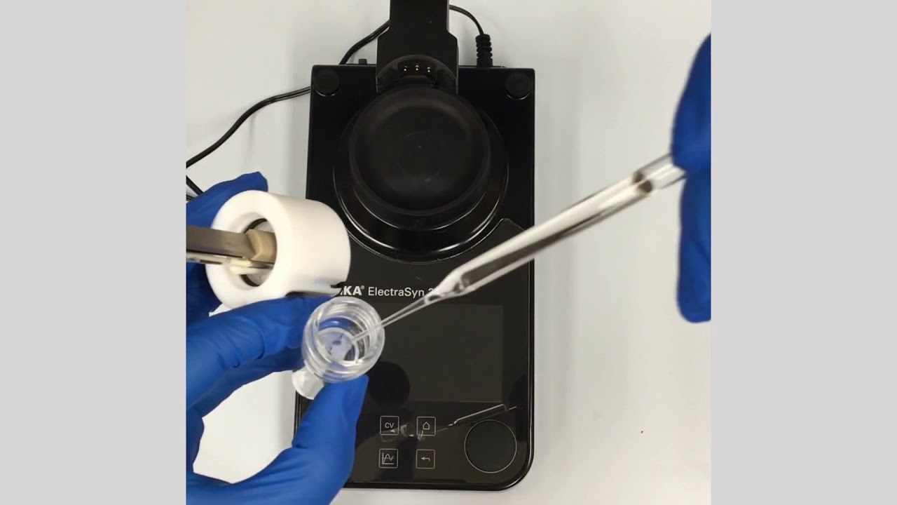 ElectraSyn 2 0 Video User guide Cyclic voltametry - YouTube