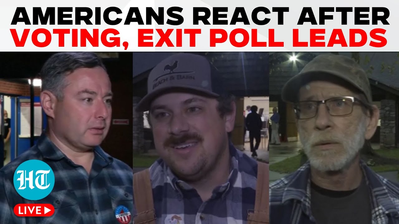 US Election LIVE: Americans React After Voting, On Exit Poll Leads ...