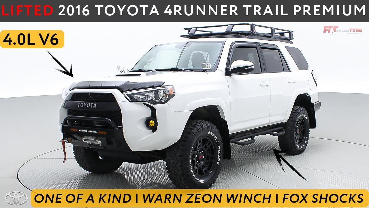 Lifted 2016 Toyota 4Runner Trail Premium 4WD | One of a Kind | fast ...