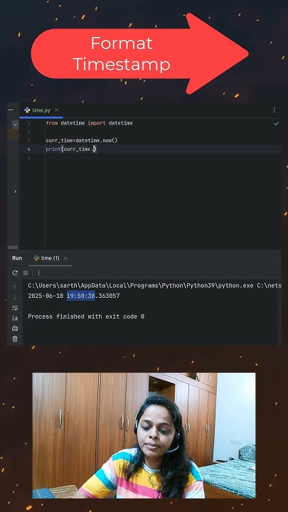 Play with Timestamp using python #pythonprogramming - YouTube