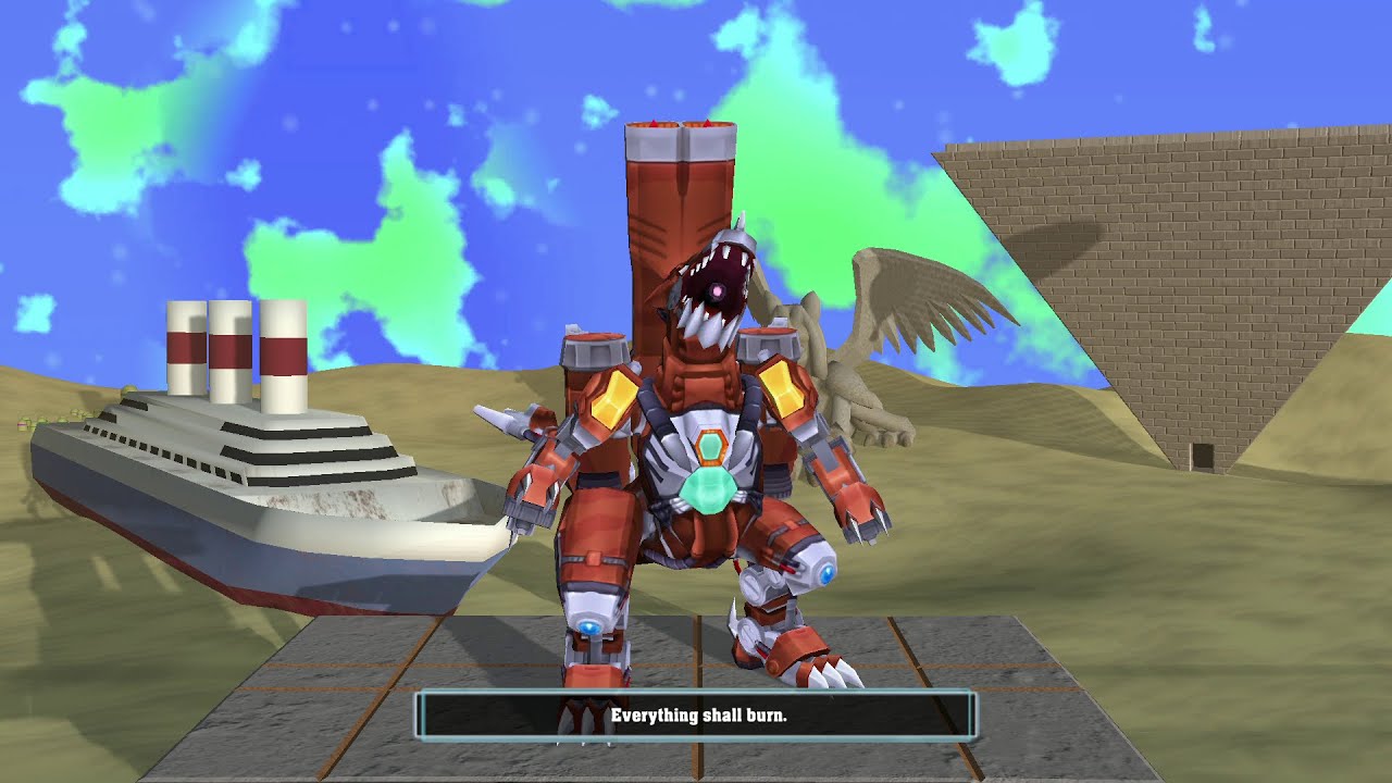 Digimon Rumble Arena HD Remake RustTyranomon Ultra Mode - YouTube