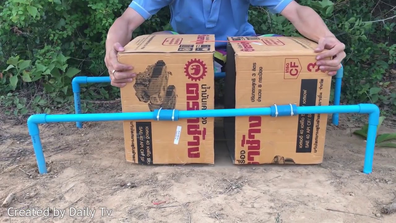 32 First Rabbit Trap with Paper Box and Pipe by Smart Boy Learning To ...