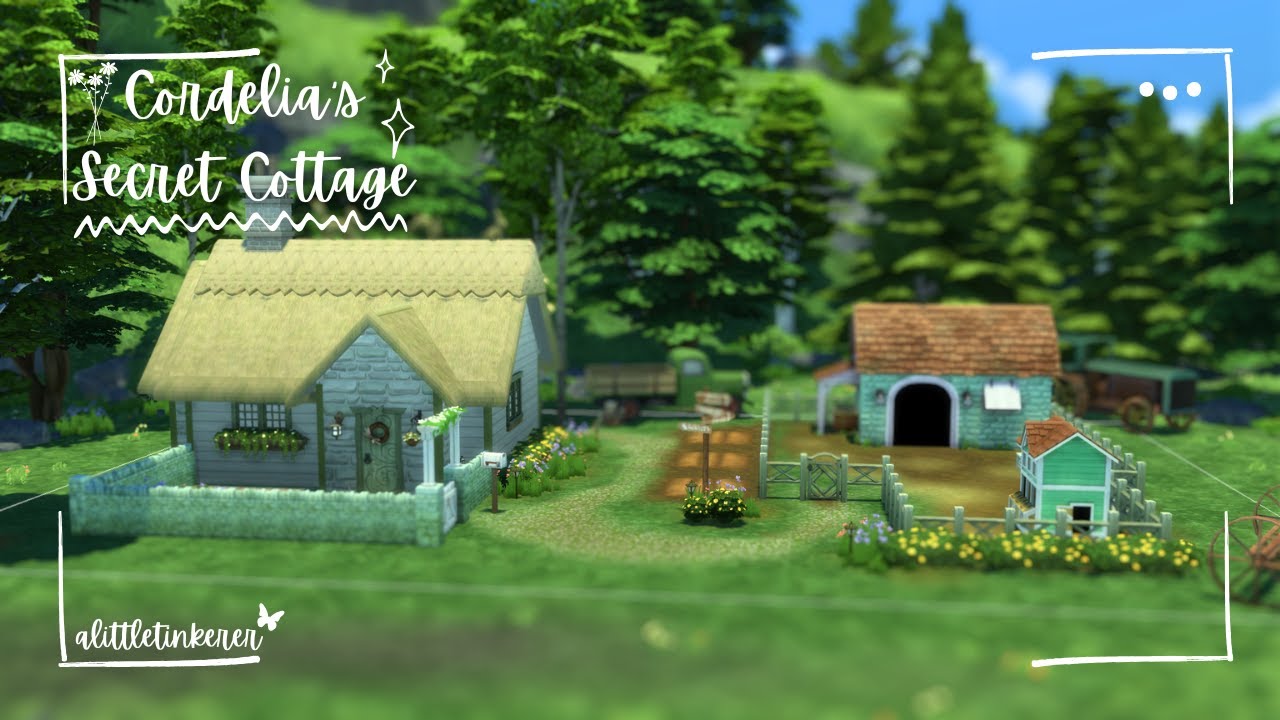Cordelia's Secret Cottage | The Sims 4 Build Renovation [Base Game ...