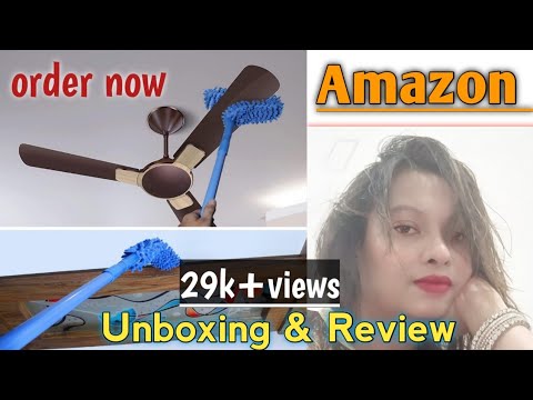 Amazon Ceiling Fan Duster Review | Ceiling Fan Cleaner | How To Clean ...