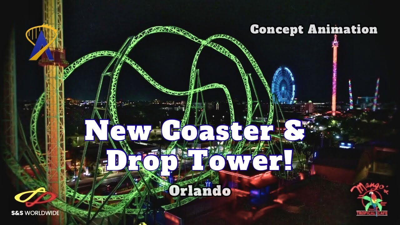 Roller Coaster & Drop Tower Planned For I-Drive, Orlando - Concept ...