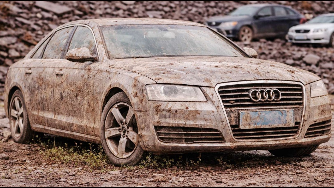 Restoring a Wrecked Audi A8 | From Crash to Luxury - YouTube