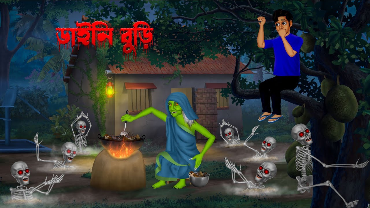 ডাইনি বুড়ি । Daini Buri । Bengali Horror Cartoon | Khirer Putul ...