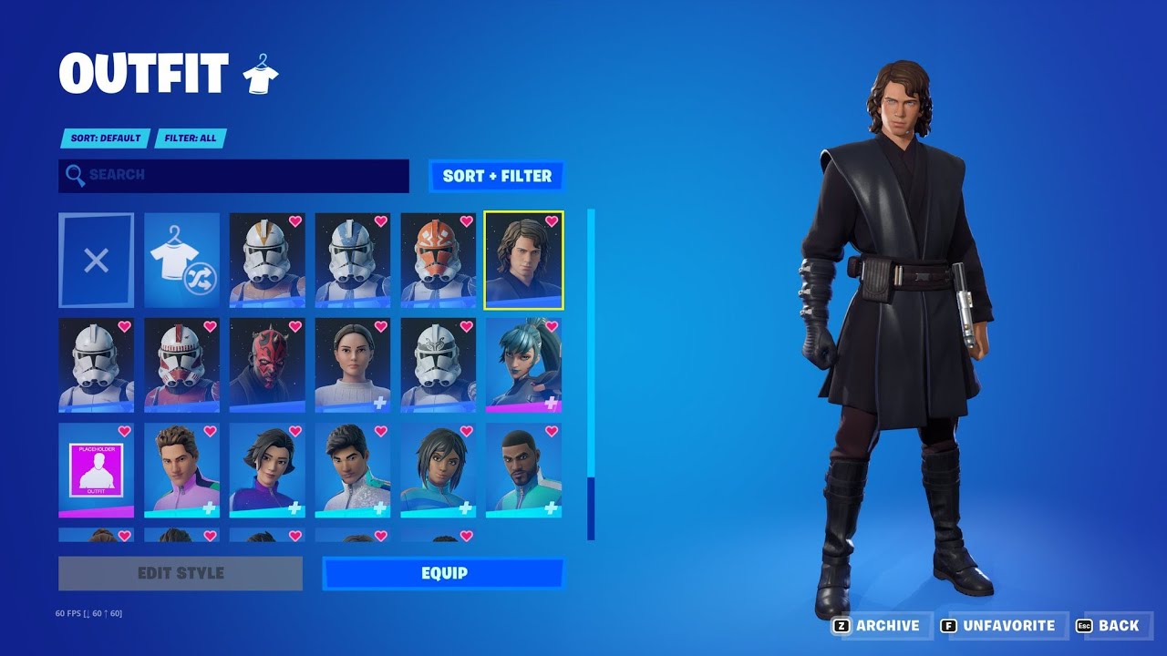 *NEW* Anakin Skywalker skin in Fortnite ( Fortnite X Star Wars - YouTube