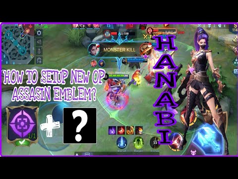 HANABI TOP GLOBAL | BEST NEW ASSASIN EMBLEM SET 2021 | OVERPOWER! - YouTube