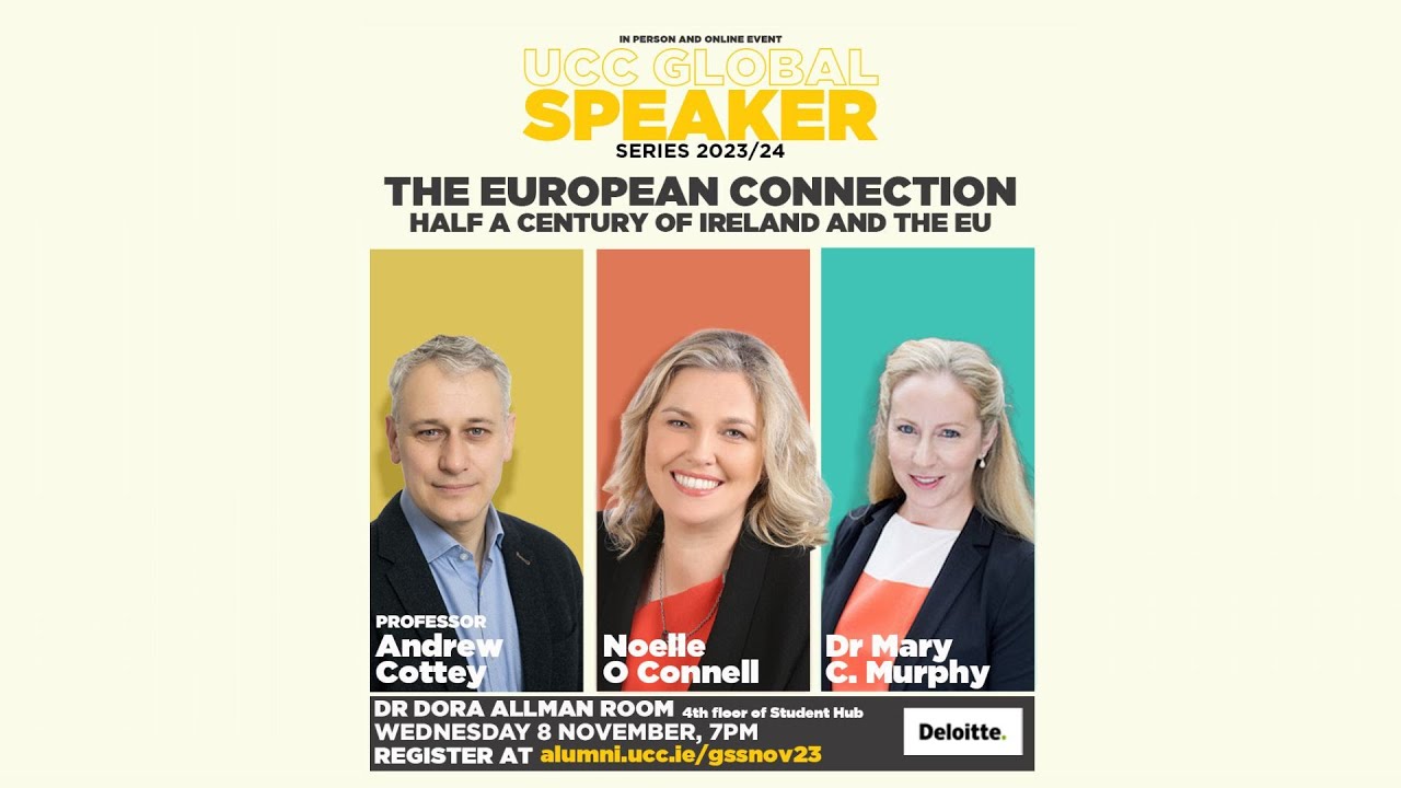 Global Speaker Series: The European Connection - Half a Century of ...