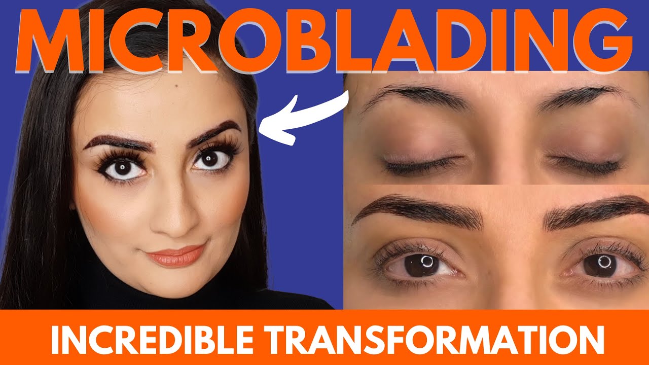 The BEST MICROBLADING/MICROSHADING COMBO TECHNIQUE for FULLER Eyebrows ...