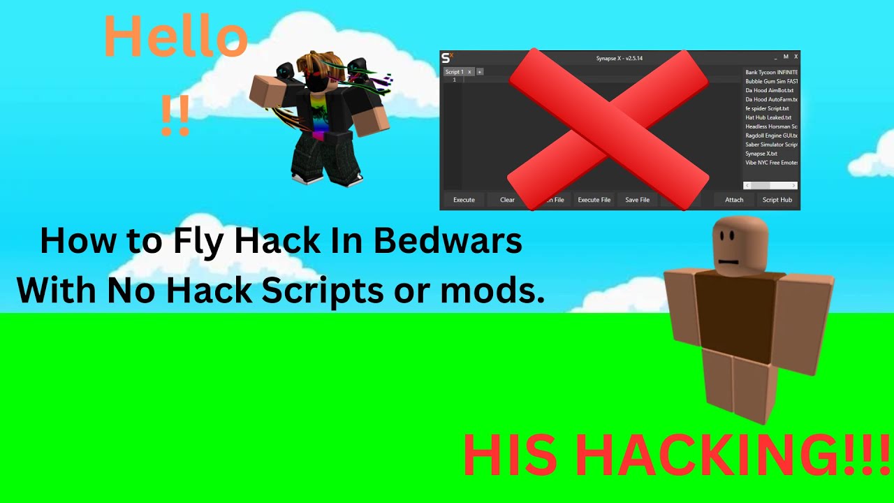 How to Indefinitely Fly in Roblox Bedwars without getting Anticheated ...